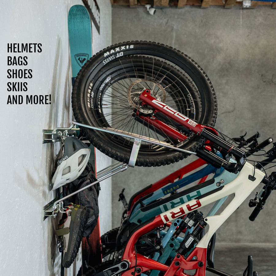 Tilt & Pivot Garage Bike Rack – VelociRAX New Zealand