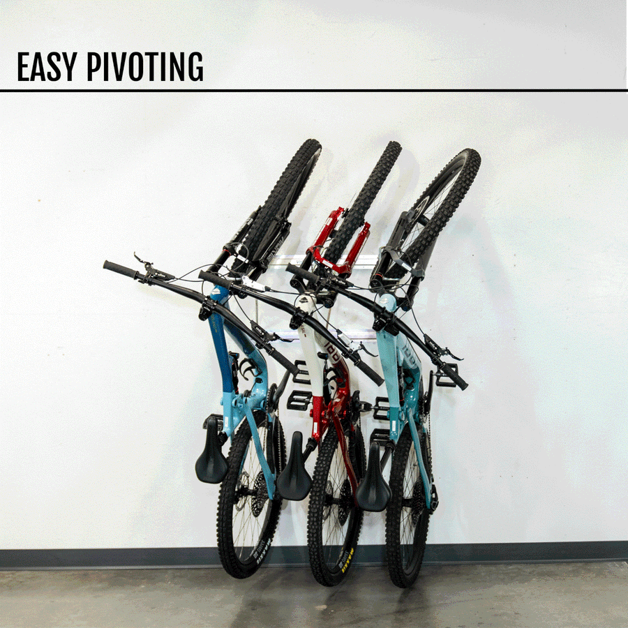 Tilt & Pivot Garage Bike Rack – VelociRAX New Zealand